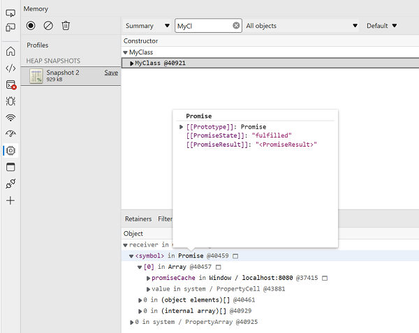 Cached Promises Memory Leak Cached Promises Memory Leak